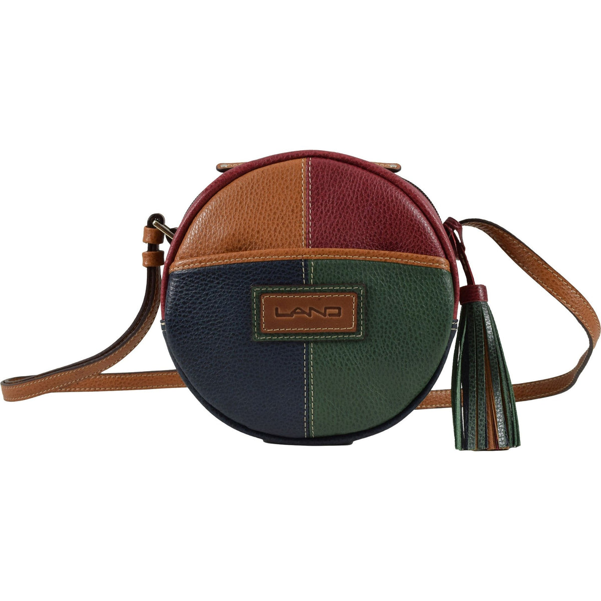 Round Crossover Bag – LAND Leather Goods